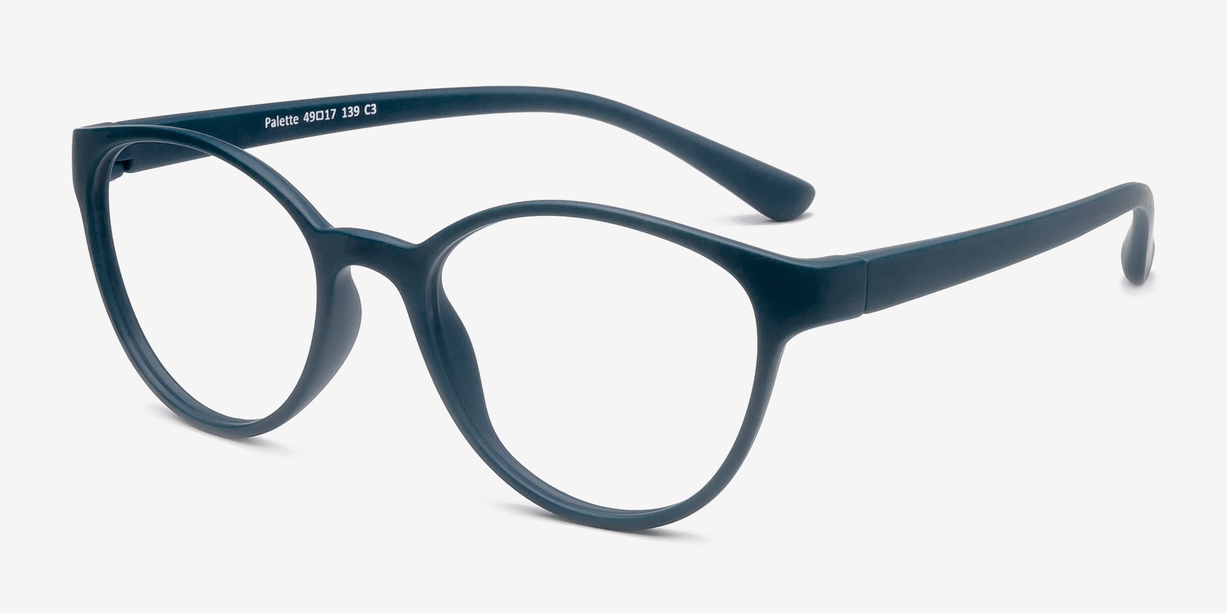 Palette Round Matte Green Glasses for Women | Eyebuydirect