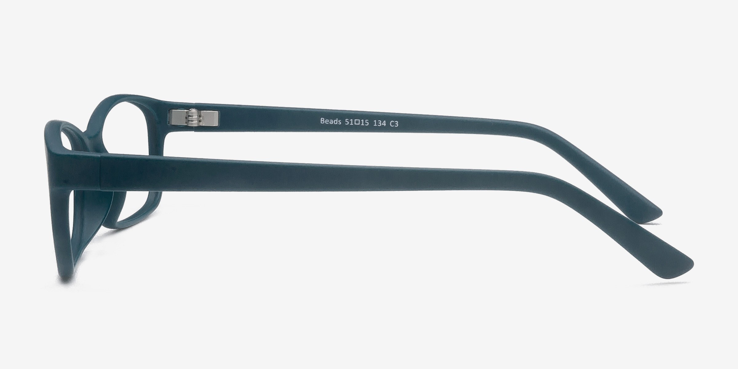 Beads Rectangle Matte Green Full Rim Eyeglasses | Eyebuydirect