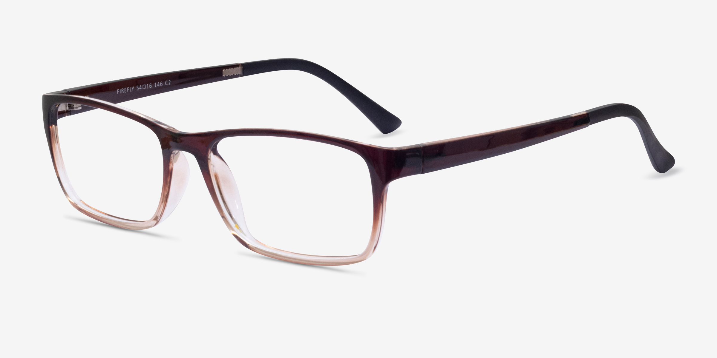 Firefly Rectangle Brown Full Rim Eyeglasses | Eyebuydirect