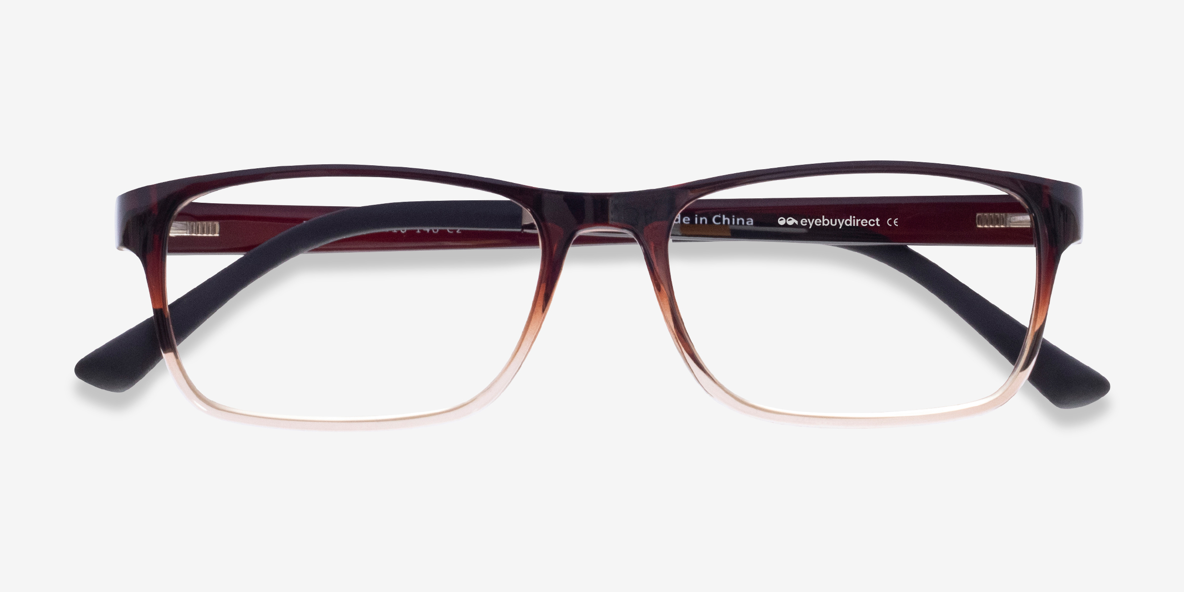 Firefly Rectangle Brown Full Rim Eyeglasses | Eyebuydirect