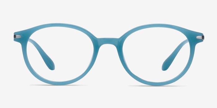 Indigo Round Blue Glasses for Women | Eyebuydirect