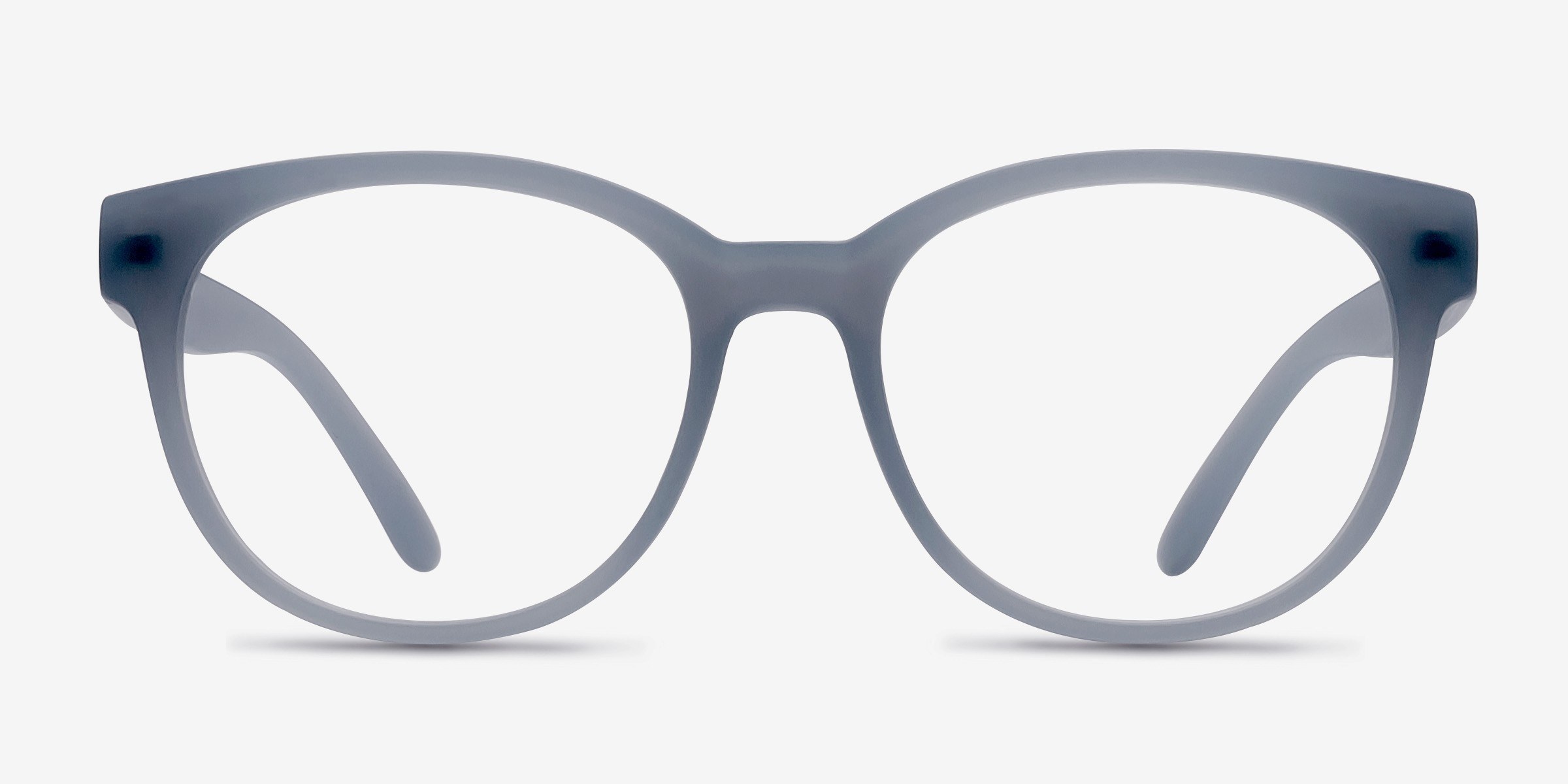 Grace Square Matte Blue Glasses for Women | EyeBuyDirect