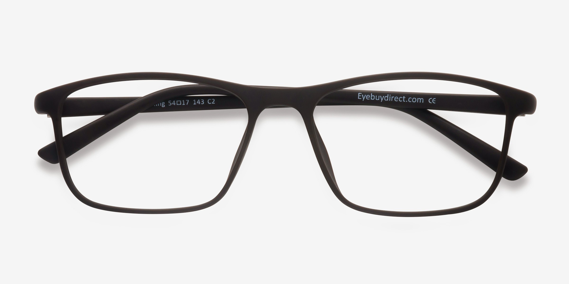 Wyoming Rectangle Brown Full Rim Eyeglasses | Eyebuydirect