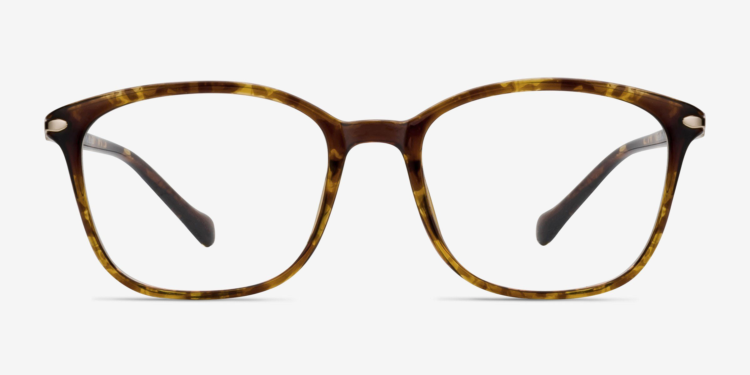 Nola Rectangle Brown Full Rim Eyeglasses | Eyebuydirect