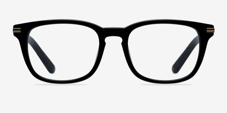 Infinity Square Black Full Rim Eyeglasses | Eyebuydirect Canada
