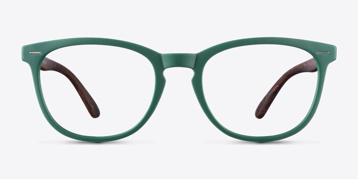 Little Yolo Square Green Glasses For Kids | Eyebuydirect