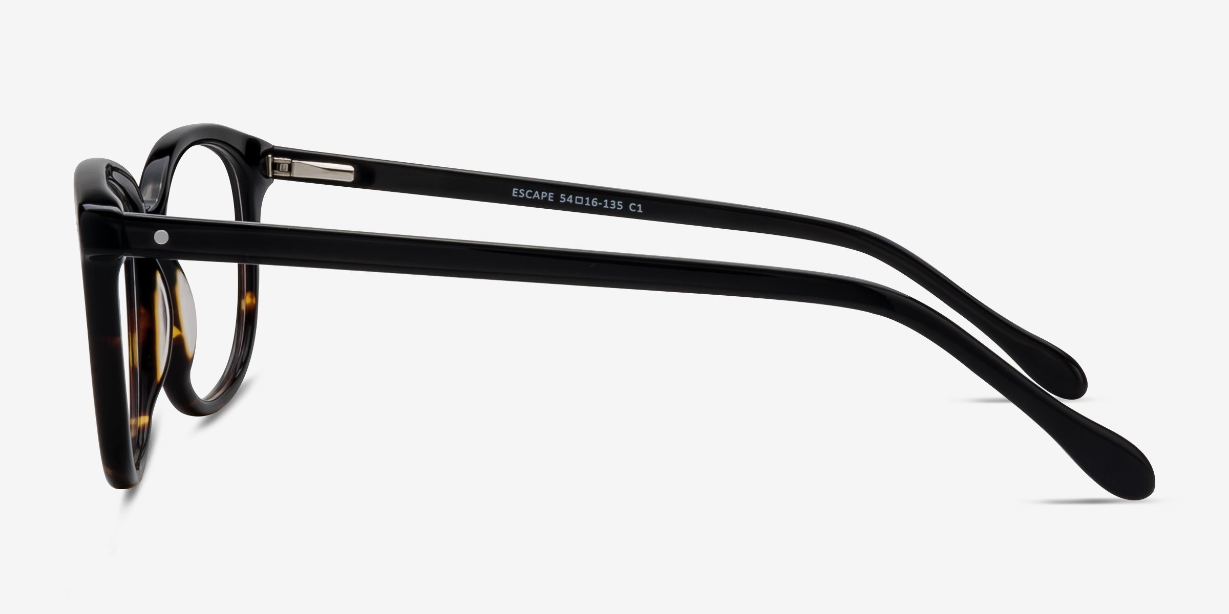 Escape Rectangle Tortoise Full Rim Eyeglasses | Eyebuydirect
