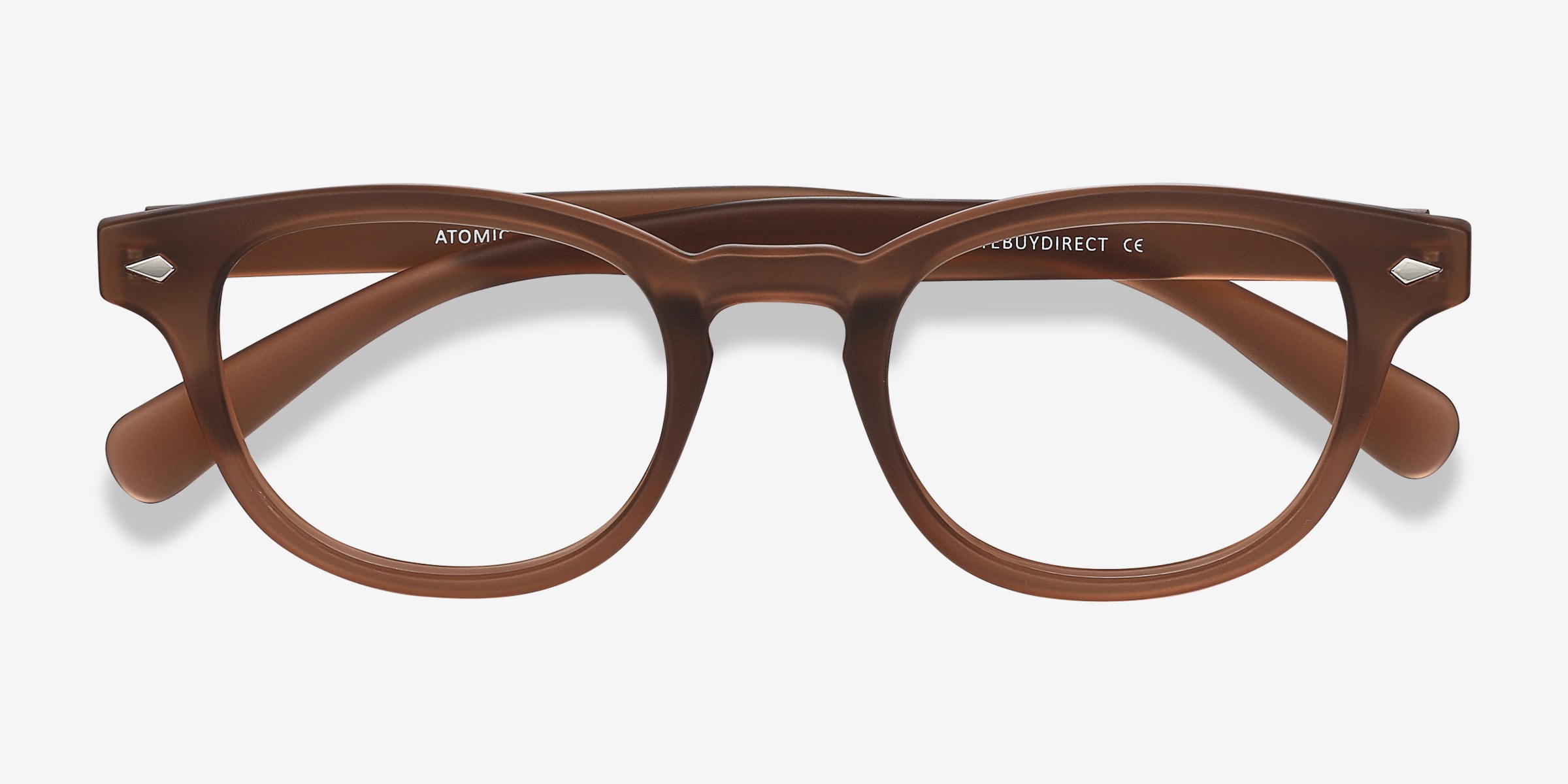 Atomic Matte Brown Full Rim Eyeglasses | Eyebuydirect