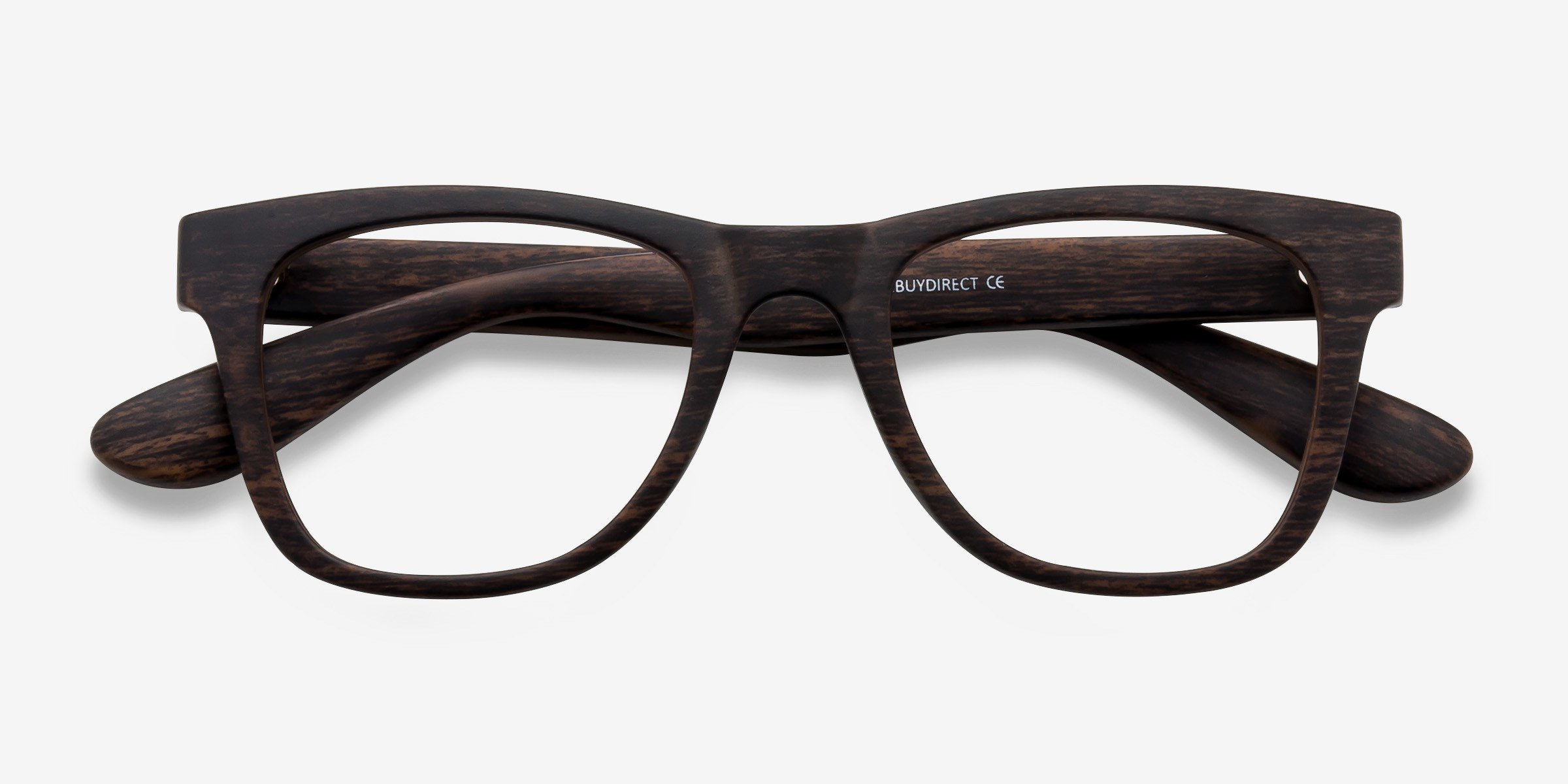 Project Rectangle Brown Striped Full Rim Eyeglasses Eyebuydirect