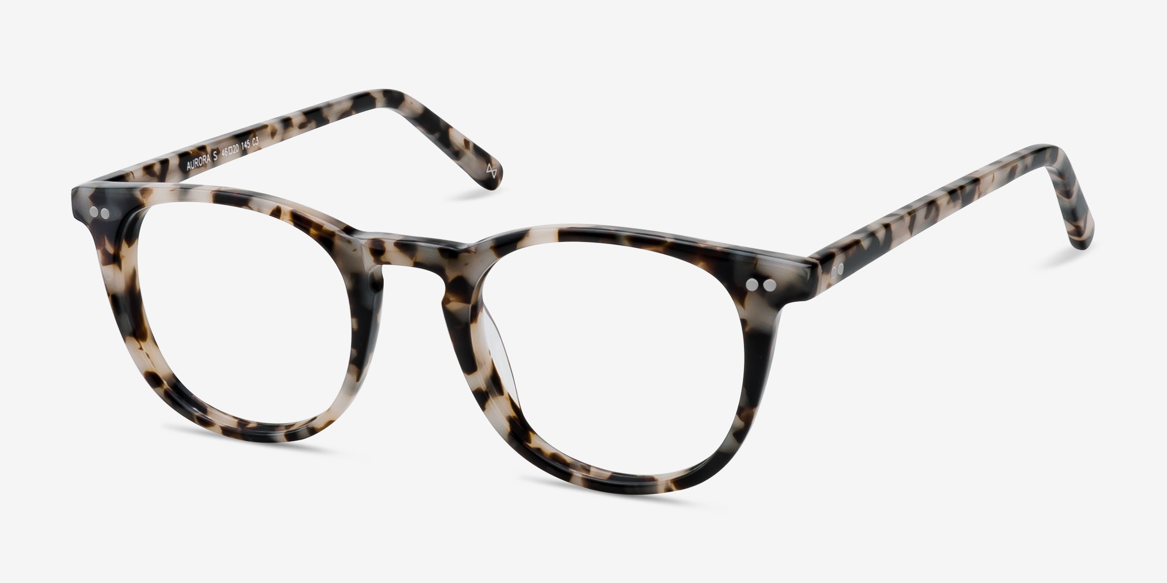 Aurora Square Flecked Ivory Glasses for Women | Eyebuydirect