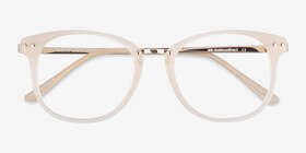 Cosmo Square White Glasses for Women | Eyebuydirect