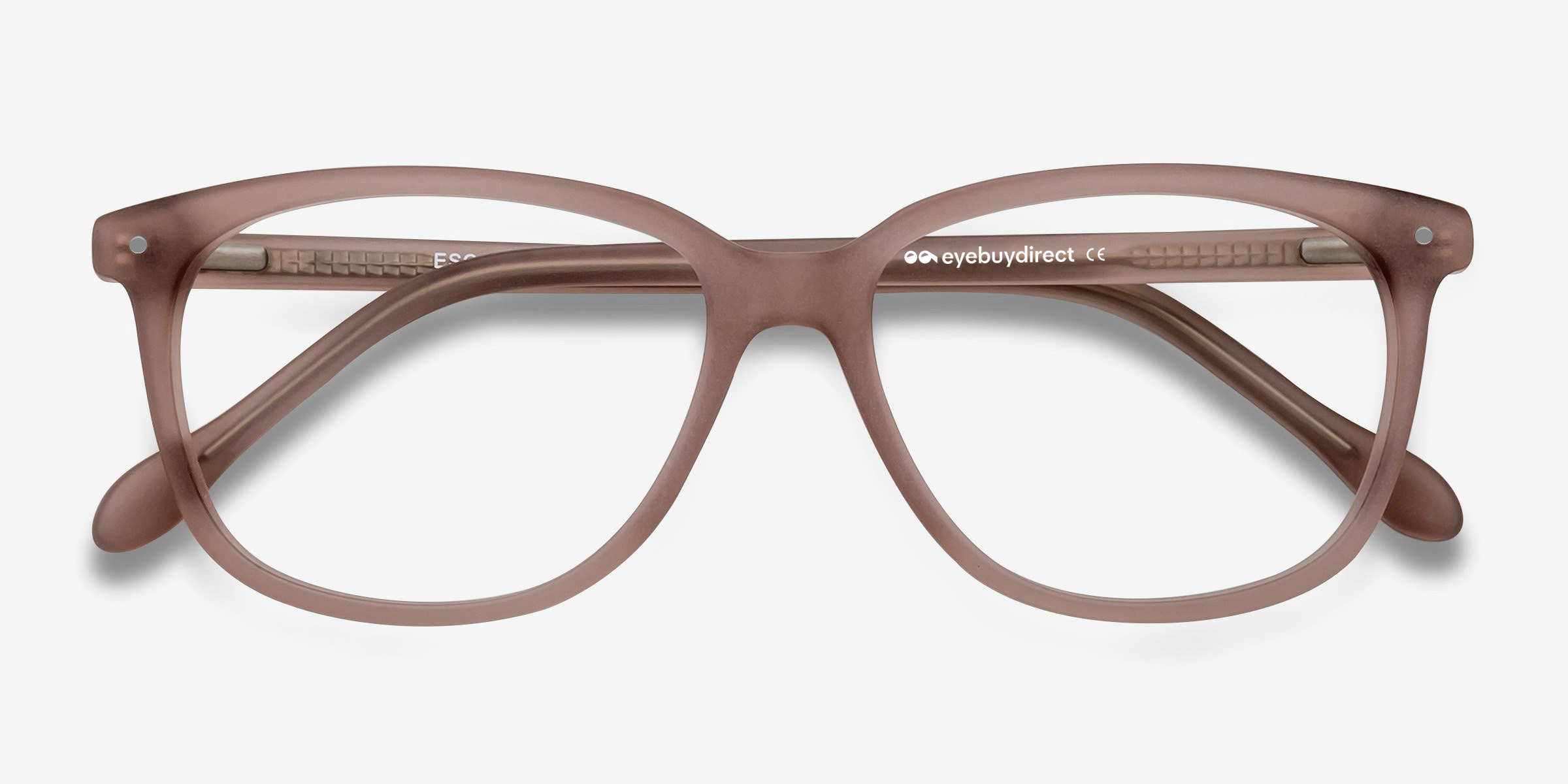 Escape Rectangle Matte Pink Glasses for Women | Eyebuydirect