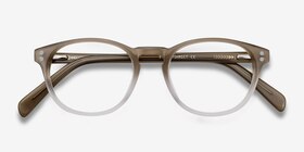 Split Round Brown Full Rim Eyeglasses | Eyebuydirect