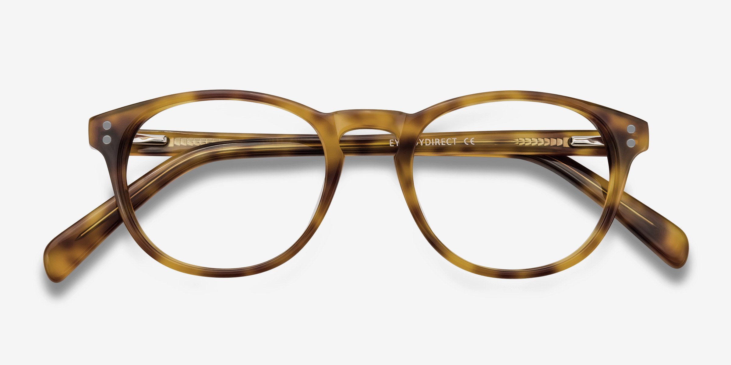 Split Round Tortoise Full Rim Eyeglasses | Eyebuydirect