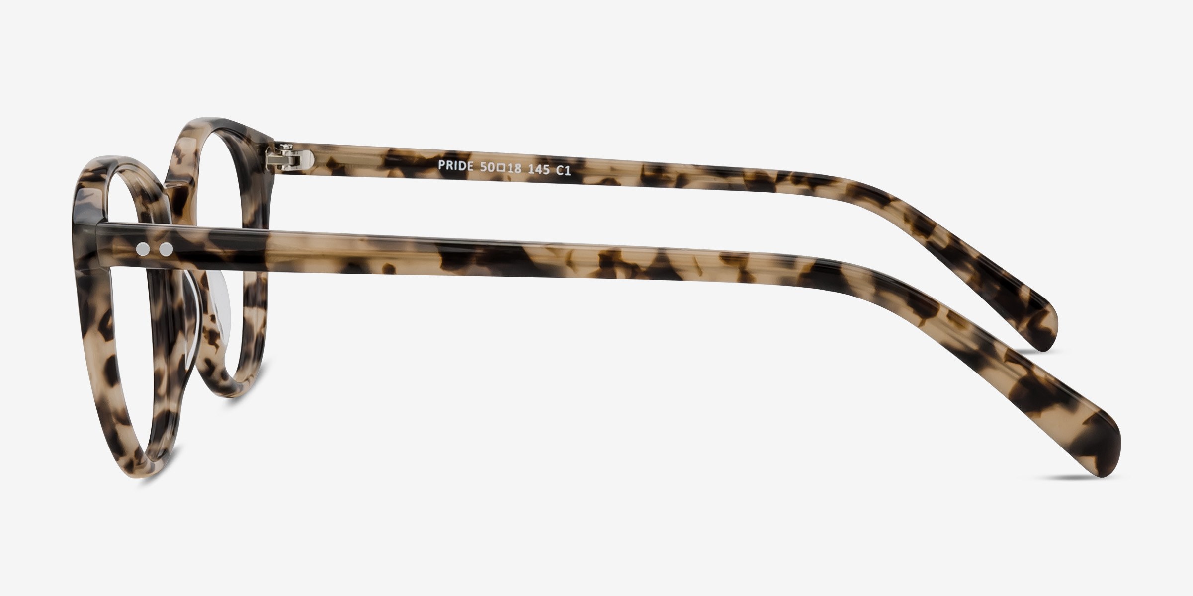 Pride Square Ivory Tortoise Full Rim Eyeglasses | Eyebuydirect