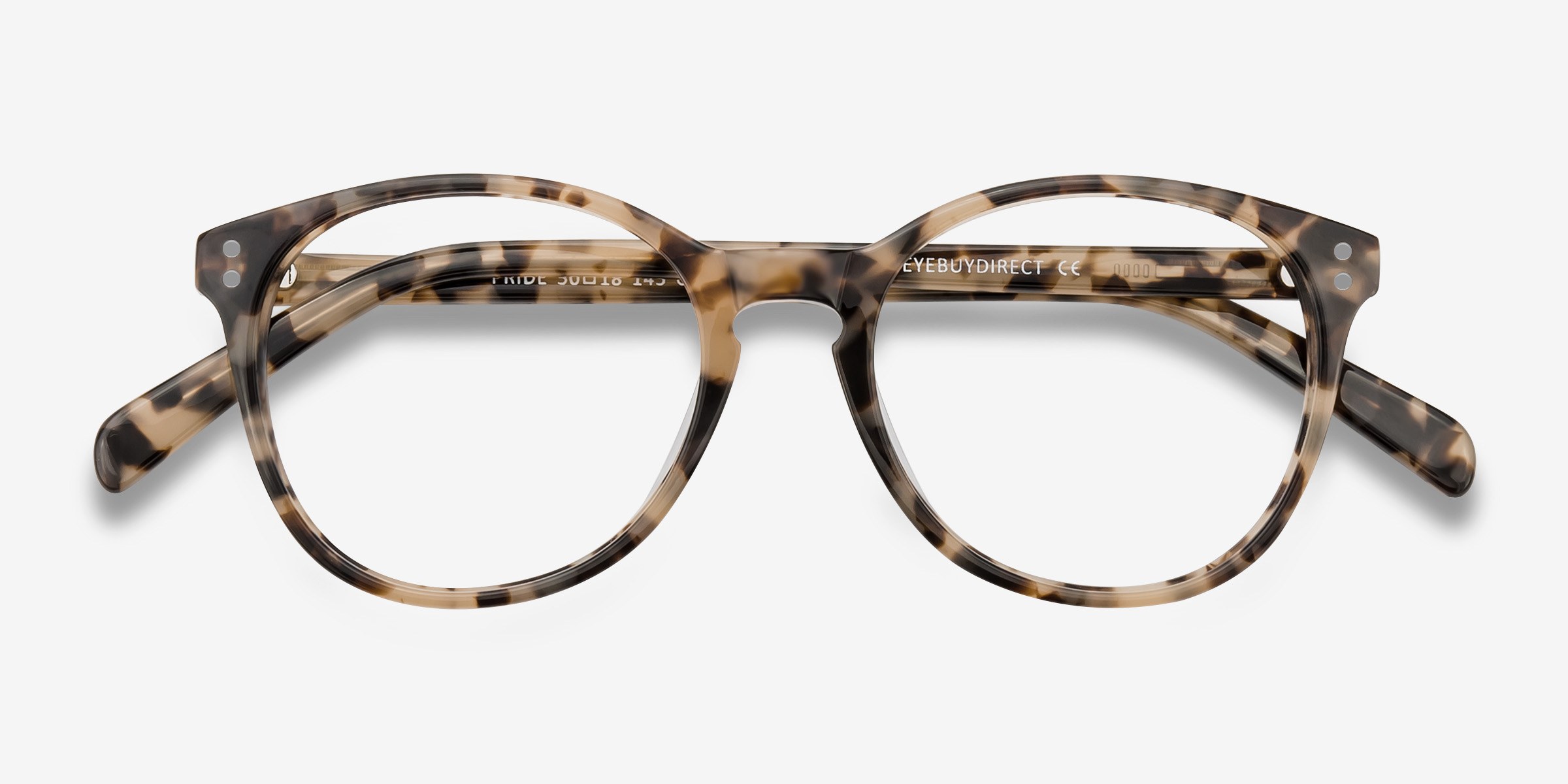 Pride Square Ivory Tortoise Full Rim Eyeglasses | Eyebuydirect