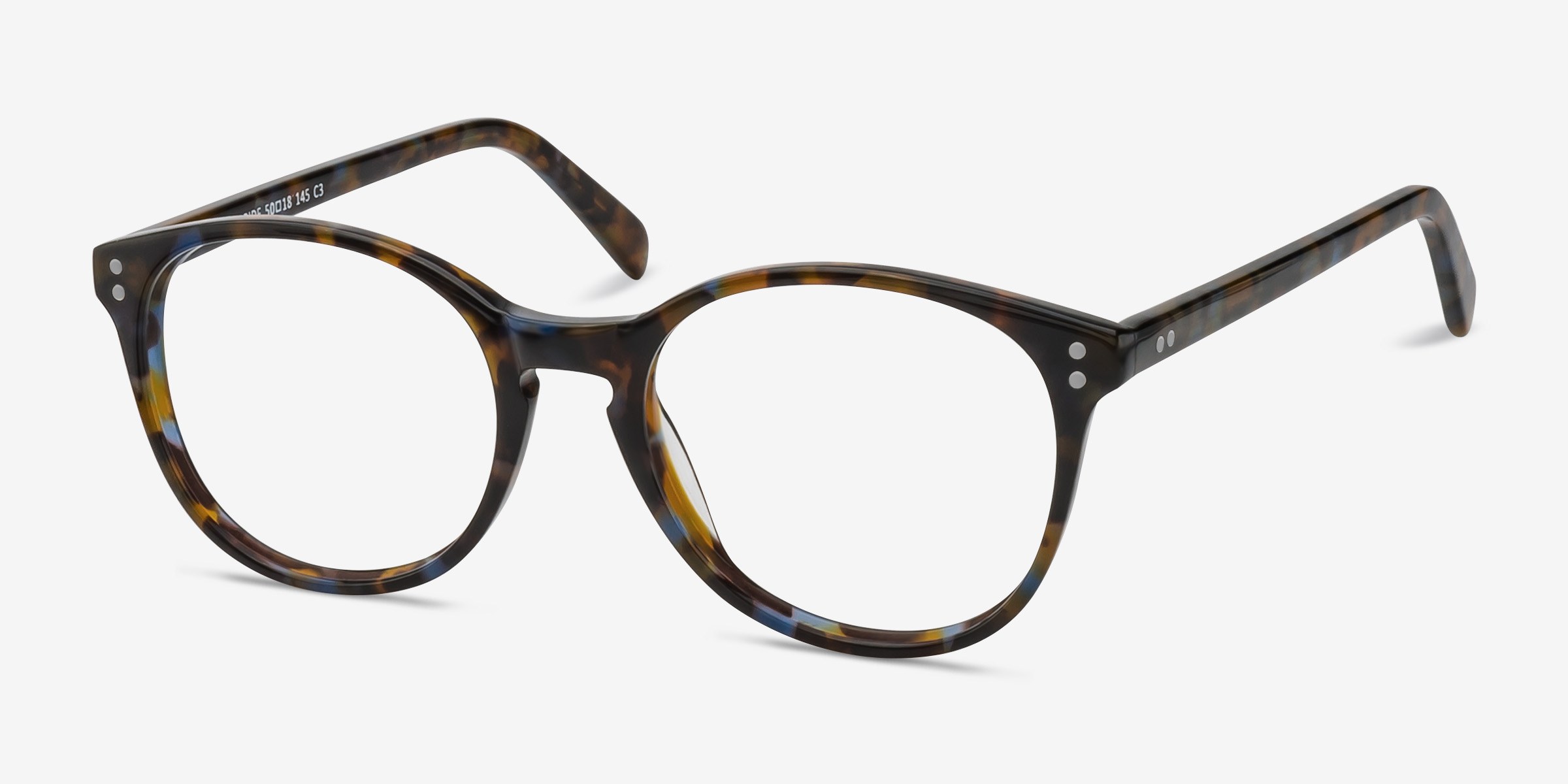 Pride Square Brown Floral Glasses for Women | Eyebuydirect