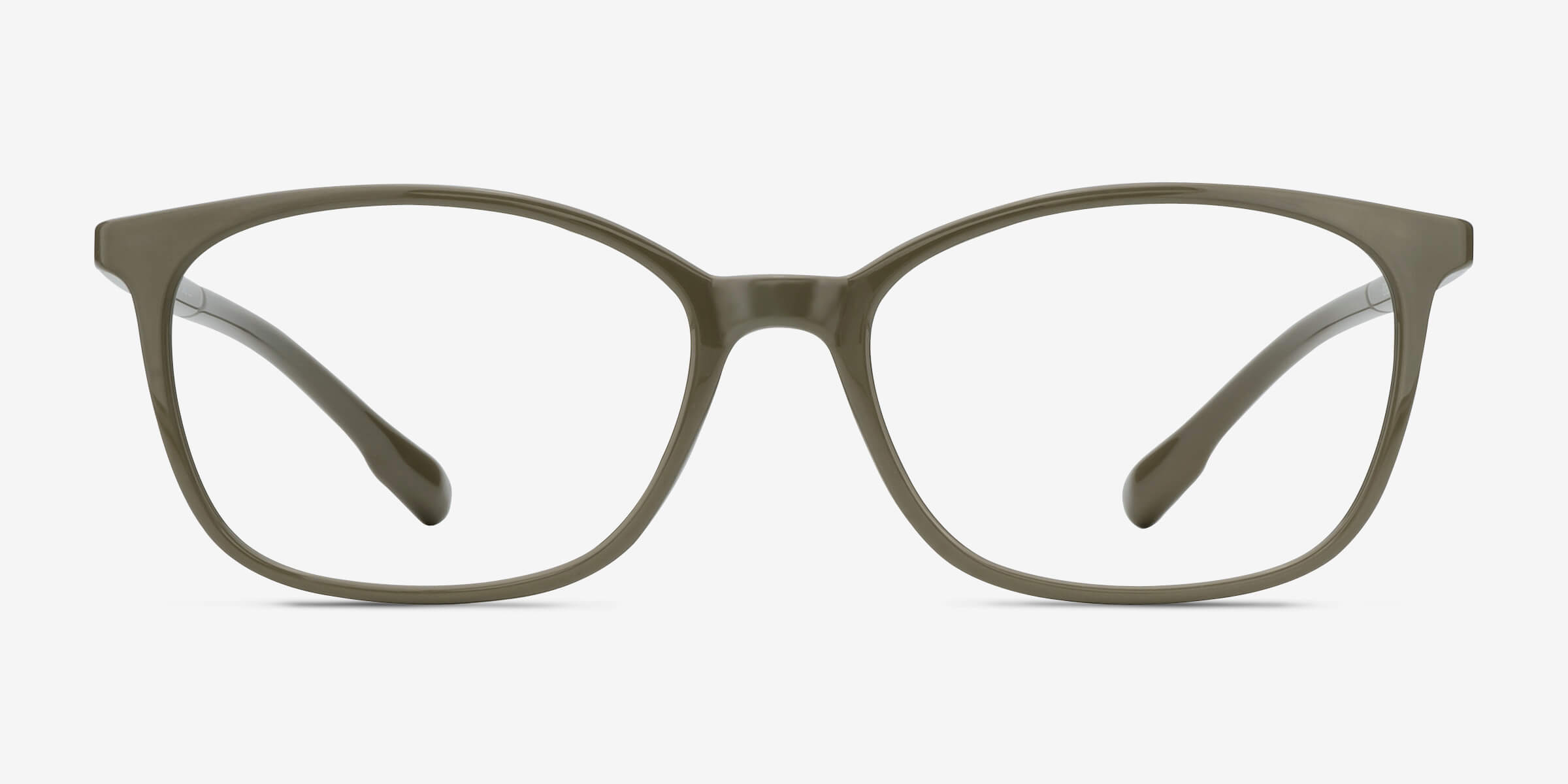 Glider Rectangle Olive Green Full Rim Eyeglasses | Eyebuydirect
