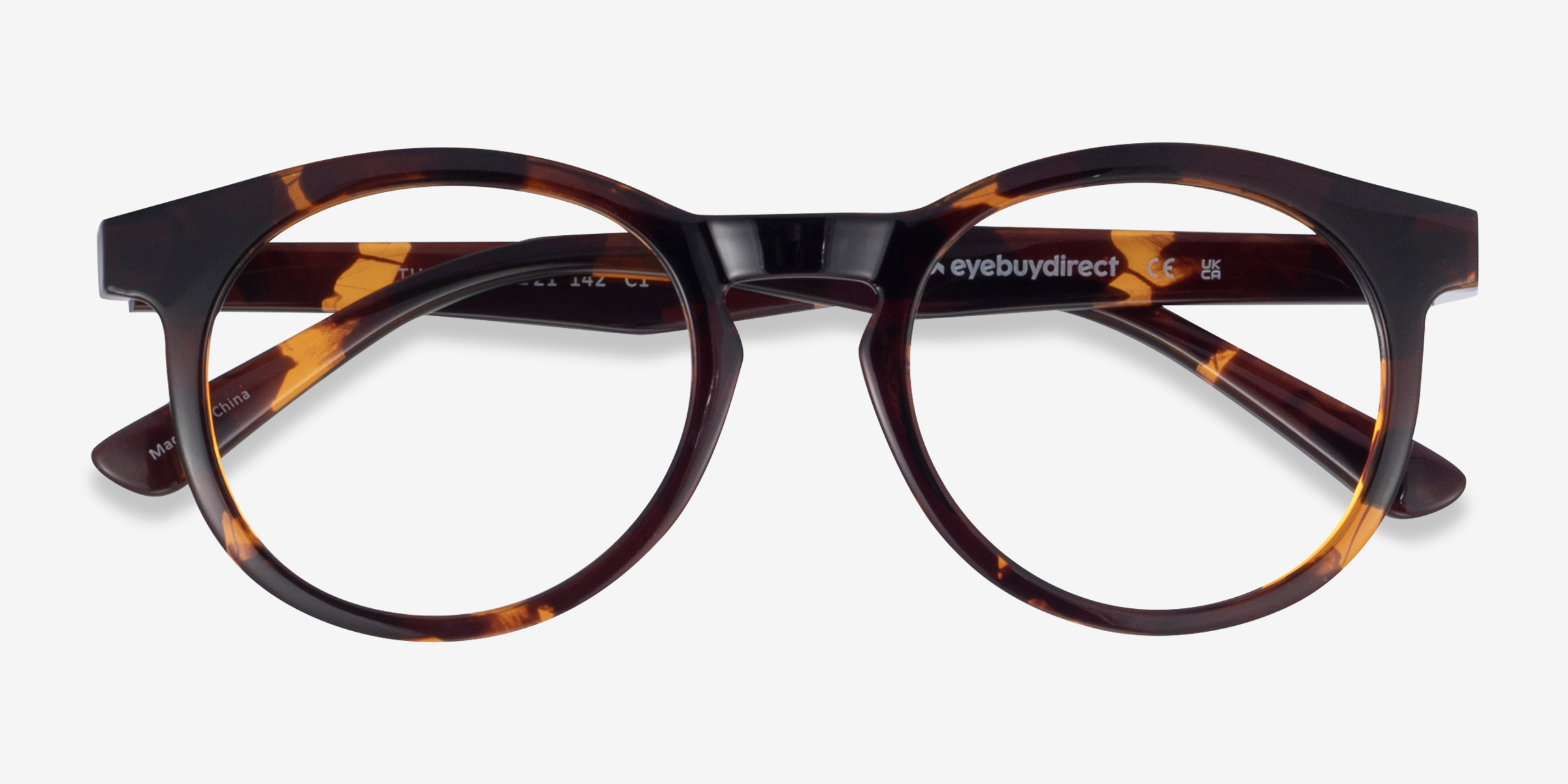 Thrill Round Tortoise Full Rim Eyeglasses | Eyebuydirect Canada