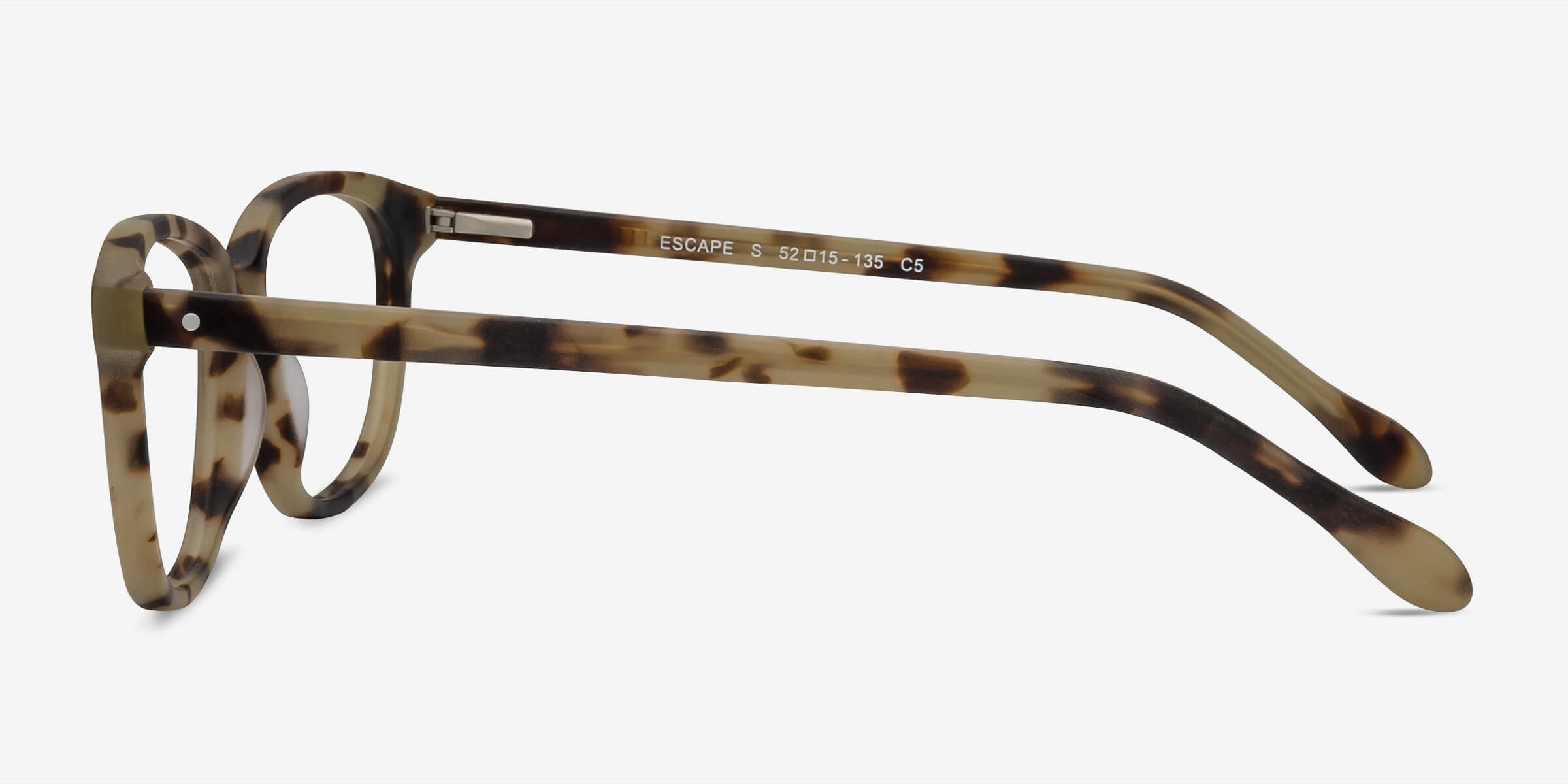 Escape Rectangle Matte Tortoise Full Rim Eyeglasses | Eyebuydirect