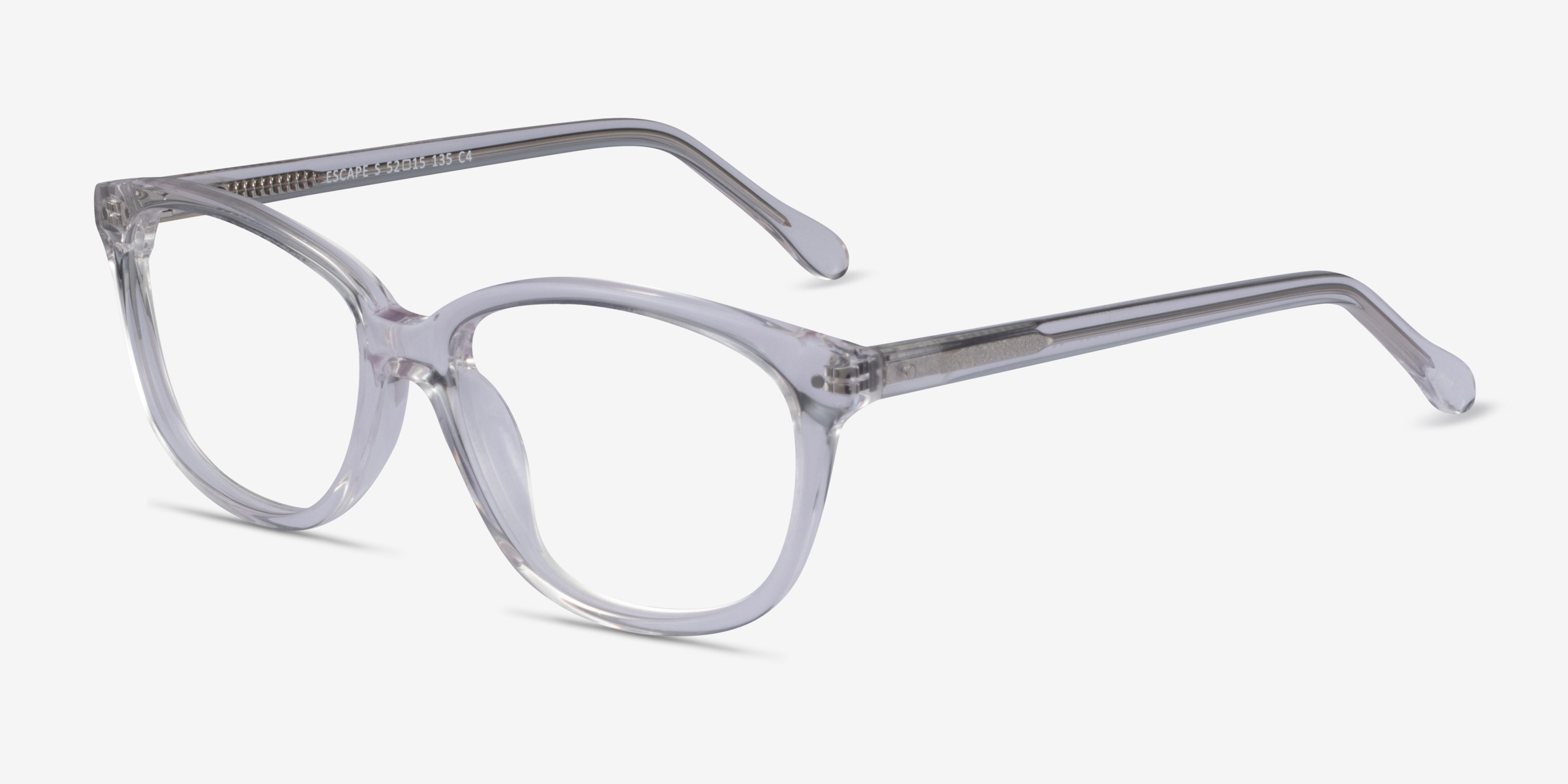 Escape Rectangle Clear Full Rim Eyeglasses | Eyebuydirect Canada