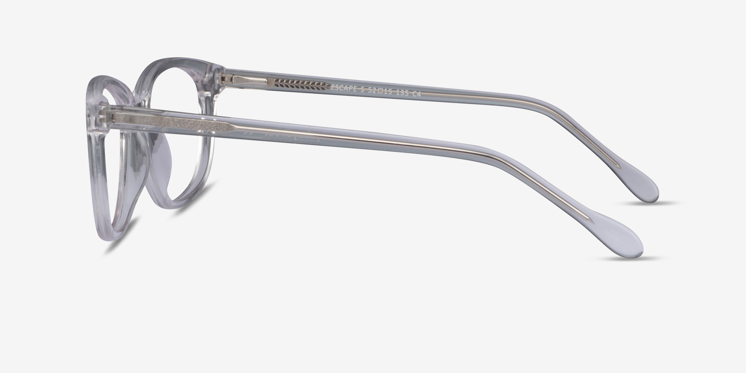Escape Rectangle Clear Full Rim Eyeglasses | Eyebuydirect