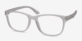 Milo Square Frosted Clear Full Rim Eyeglasses | Eyebuydirect