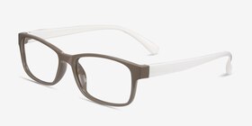 Danny Rectangle Brown Full Rim Eyeglasses | Eyebuydirect
