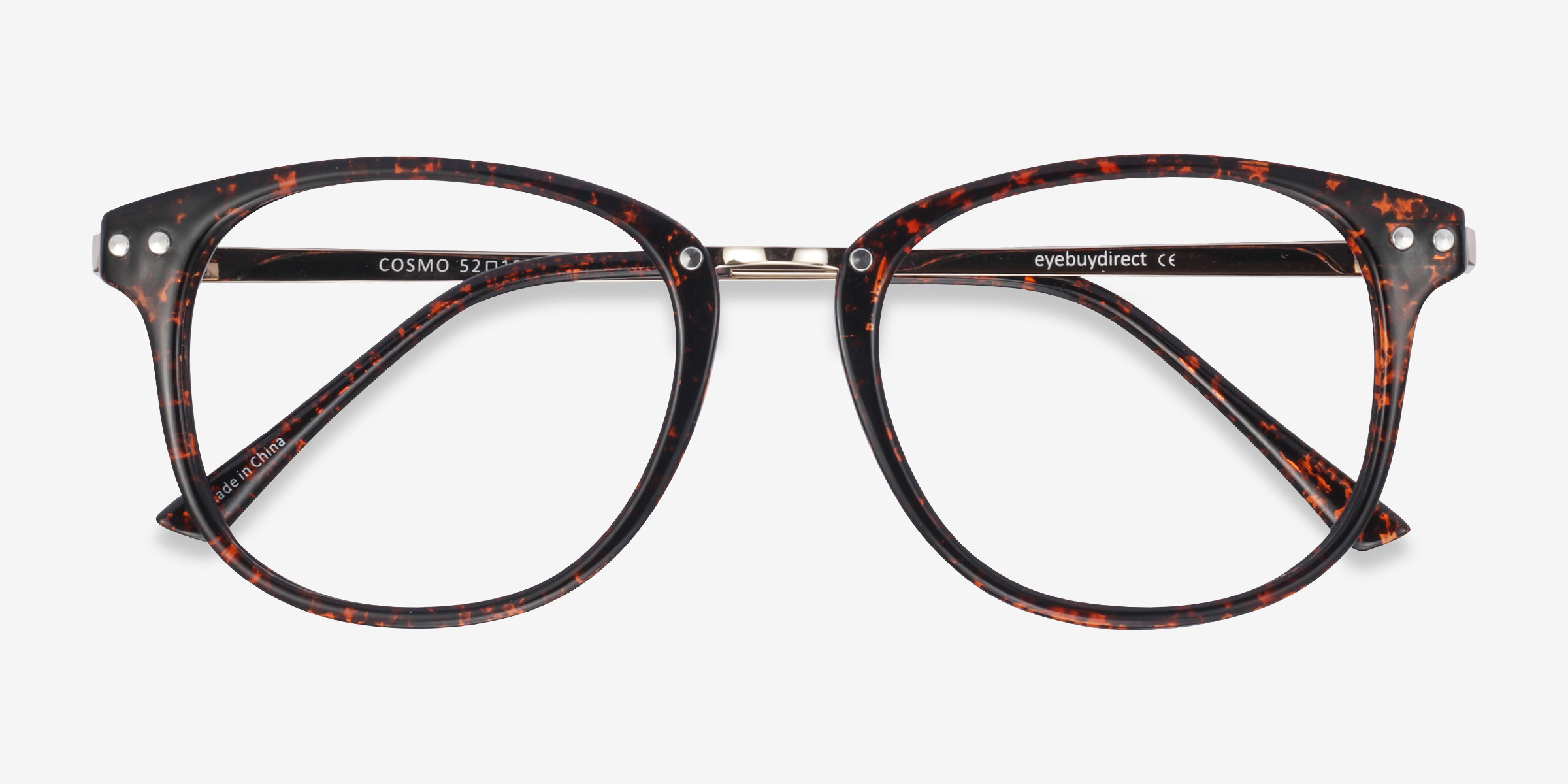 Cosmo Square Tortoise Full Rim Eyeglasses | Eyebuydirect