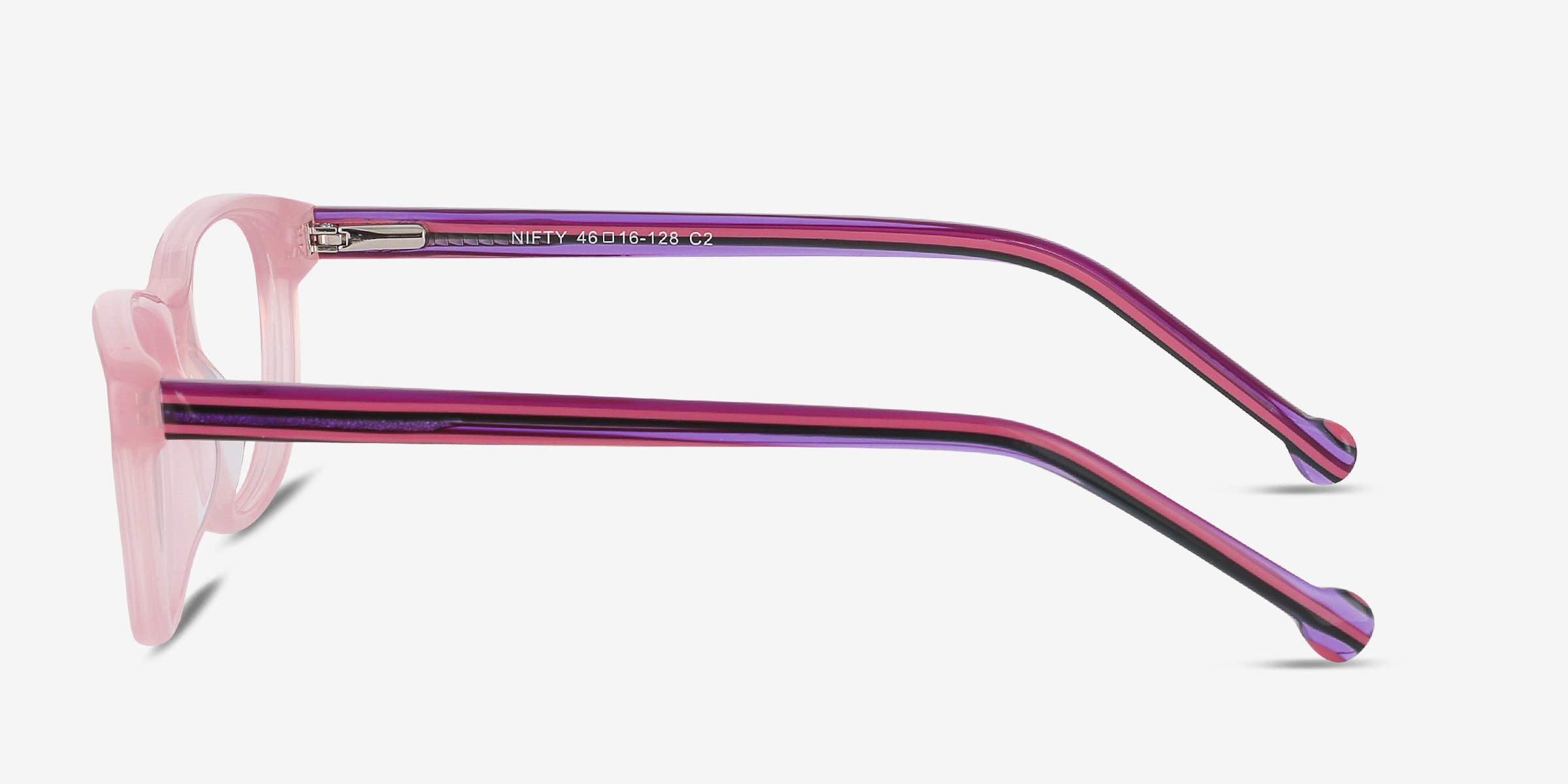 Nifty Rectangle Pink Glasses For Kids | Eyebuydirect
