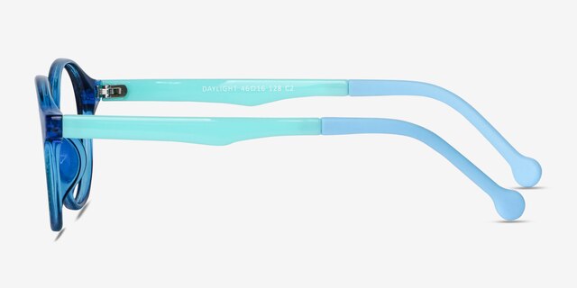 Daylight Oval Clear Blue Glasses For Kids | Eyebuydirect