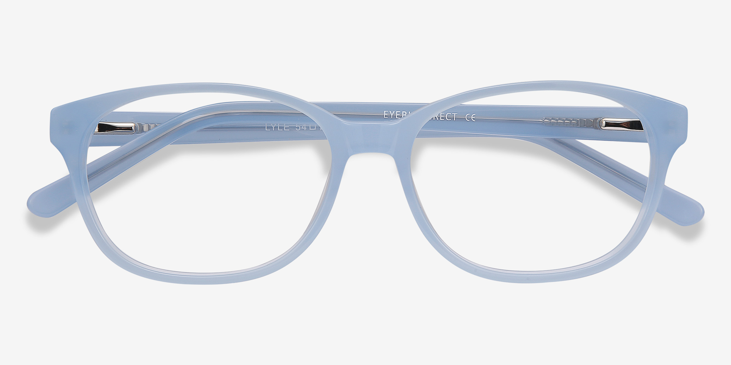 Lyle Rectangle Blue Glasses for Women | Eyebuydirect