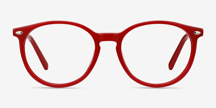 Blink Round Red Glasses for Women | Eyebuydirect