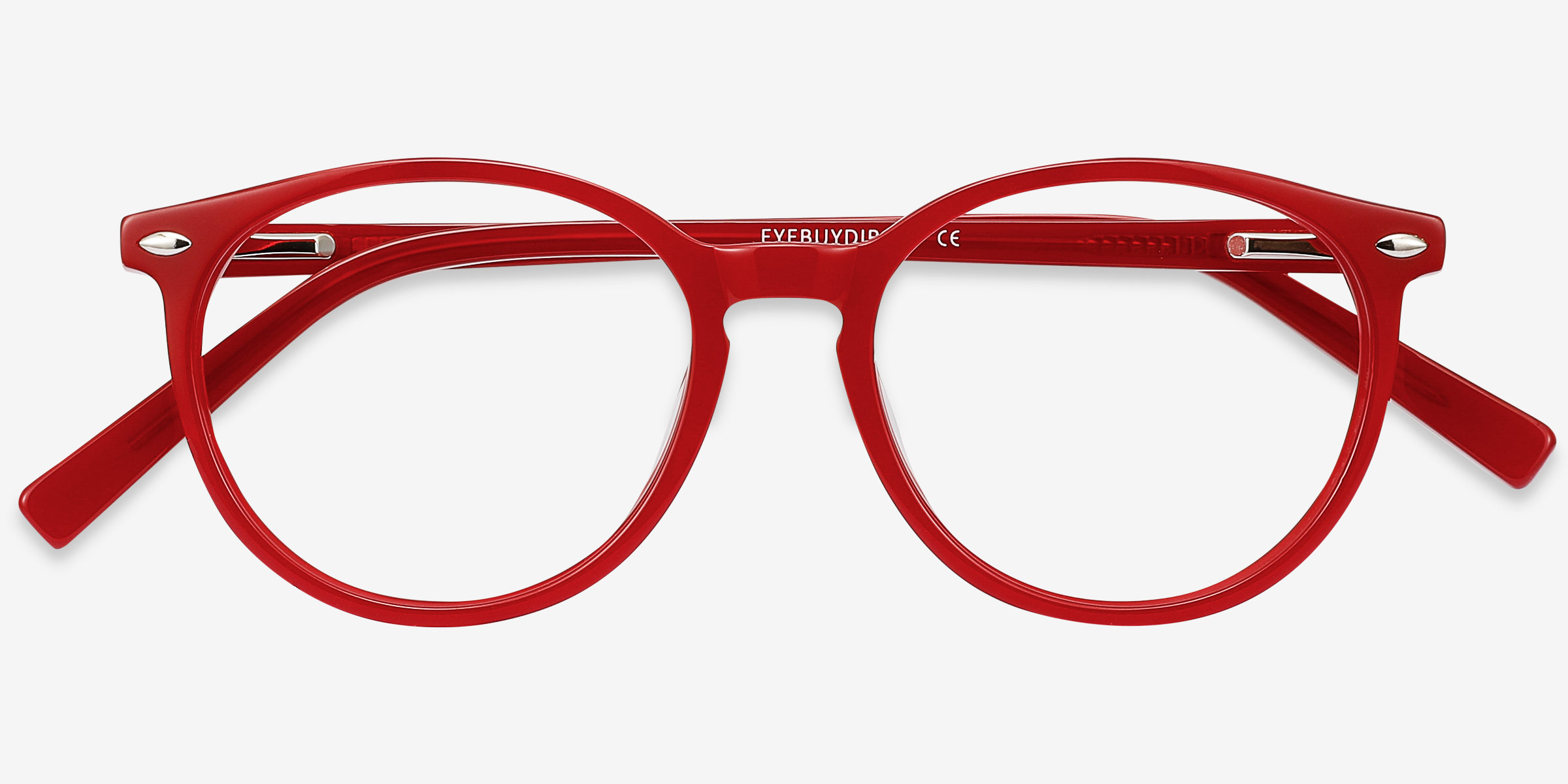 Blink Round Red Glasses for Women | Eyebuydirect