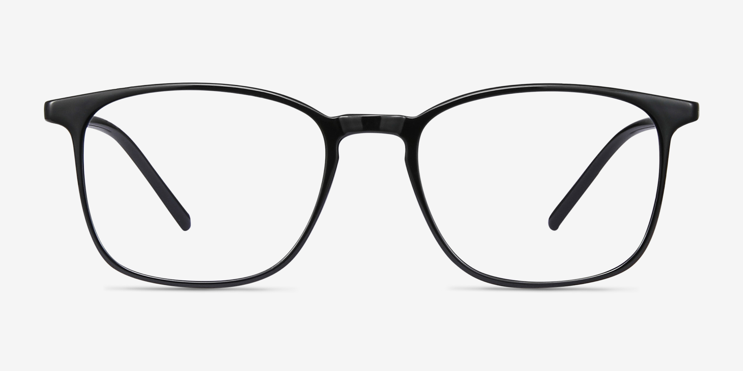 Trenton Rectangle Black Full Rim Eyeglasses Eyebuydirect