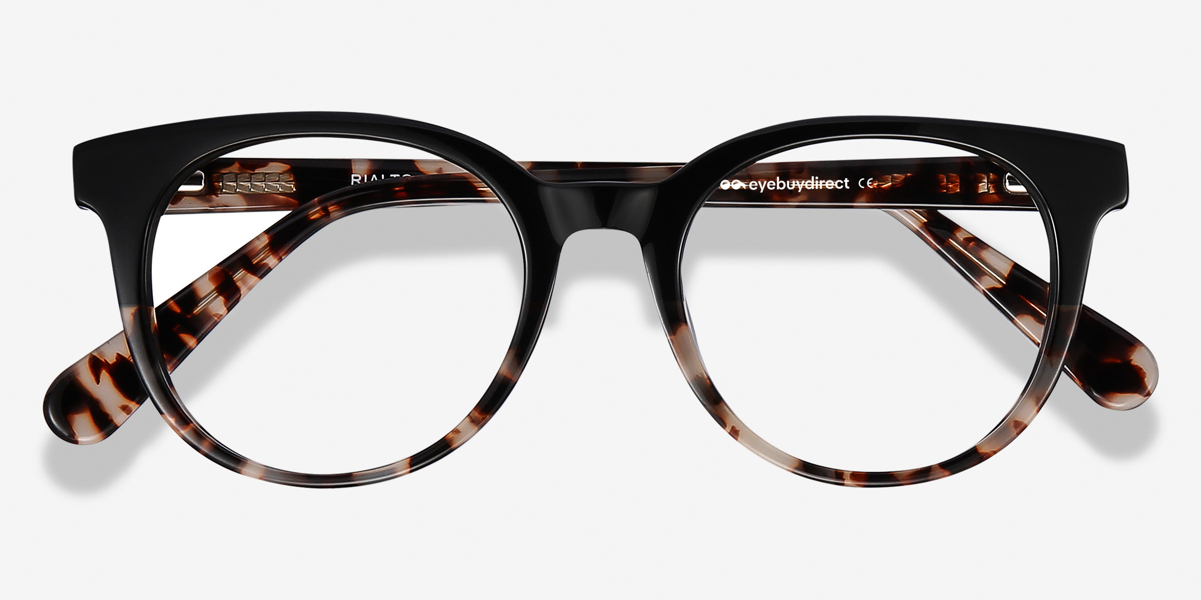Rialto Round Black Tortoise Glasses for Women | Eyebuydirect