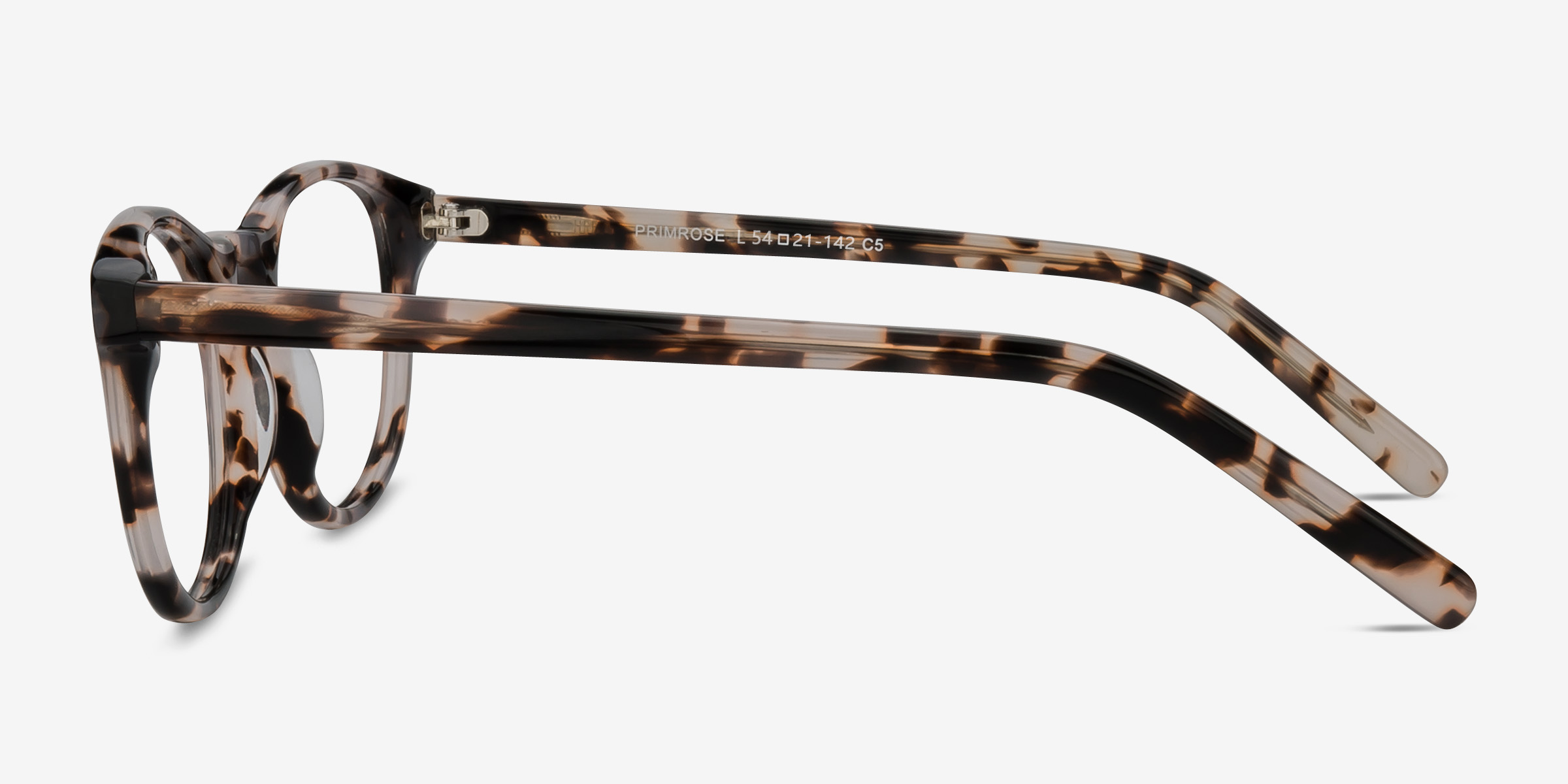 Primrose Round Ivory Tortoise Glasses for Women | Eyebuydirect