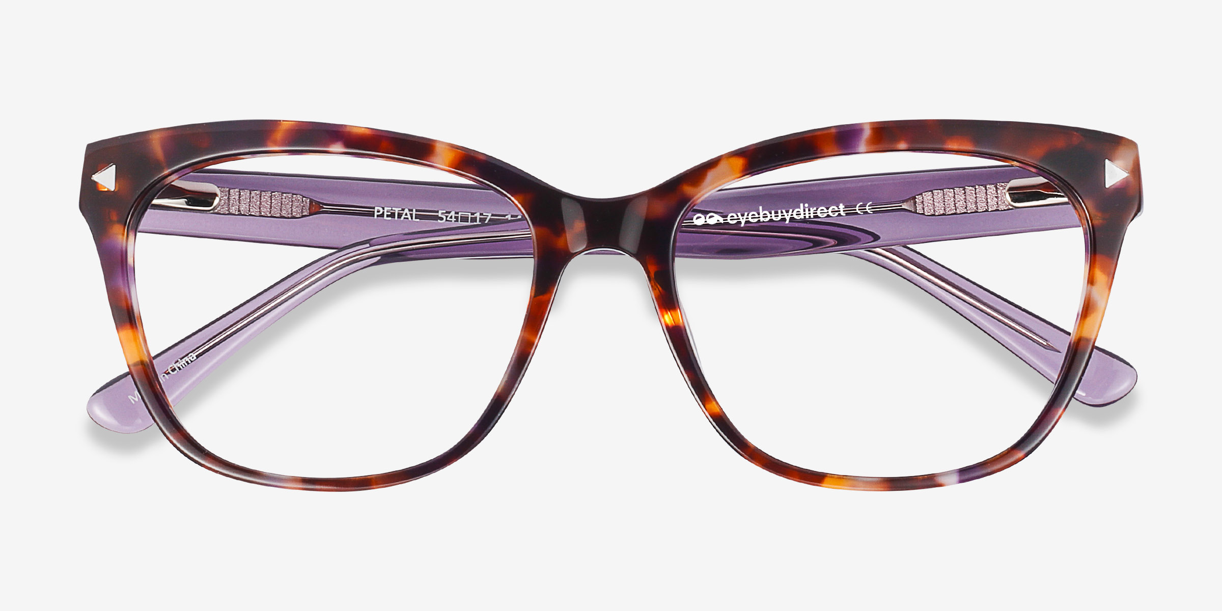 Petal Cat Eye Purple Tortoise Glasses for Women | Eyebuydirect Canada