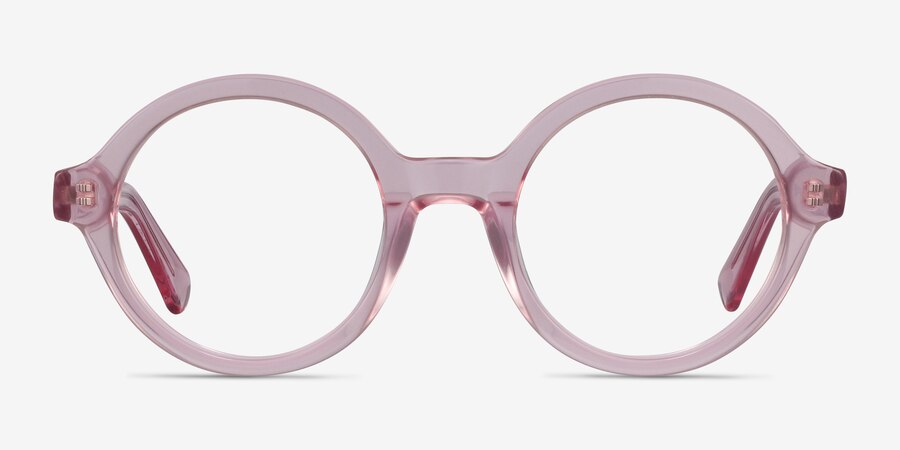 Groove Round Pink Glasses for Women | Eyebuydirect