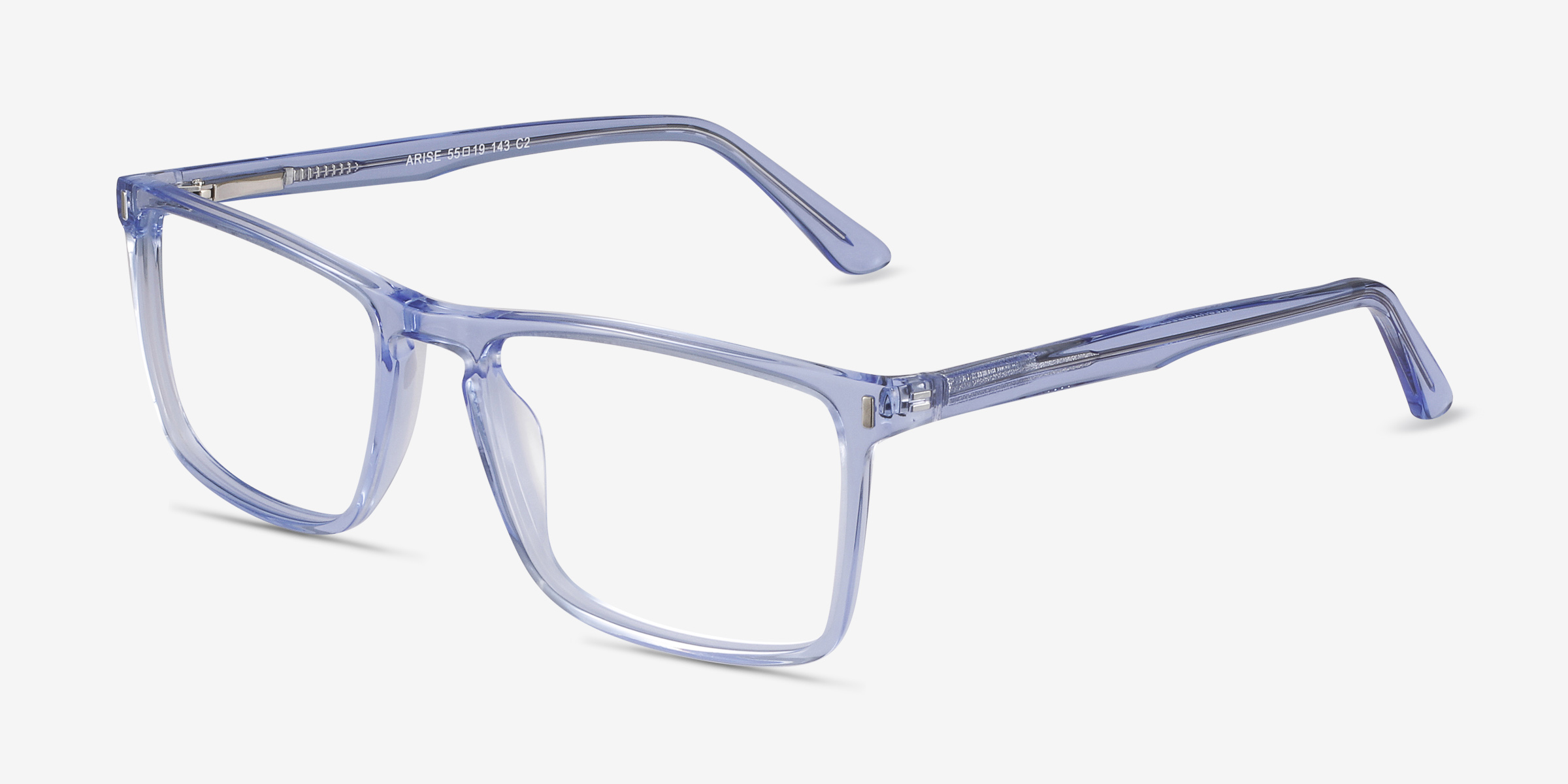 Arise - Minimalist Blue Square Modern Frames | Eyebuydirect