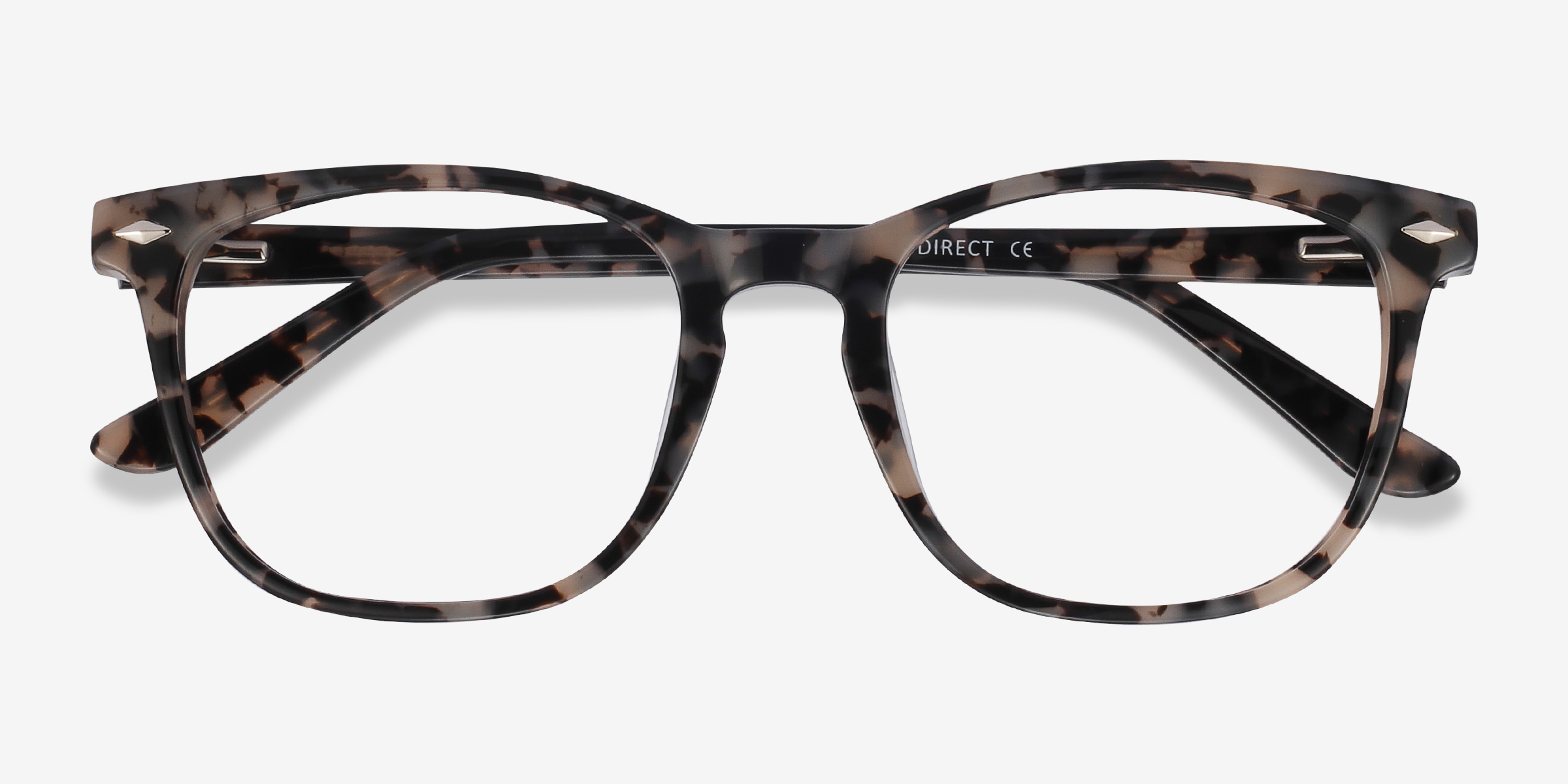 Honor Square Gray Tortoise Full Rim Eyeglasses Eyebuydirect Canada