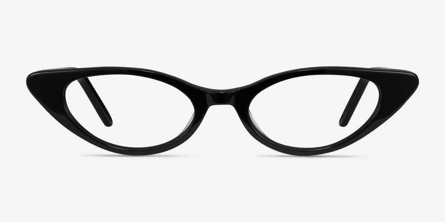Hush - Flirty Sleek Black Feline Frames | Eyebuydirect