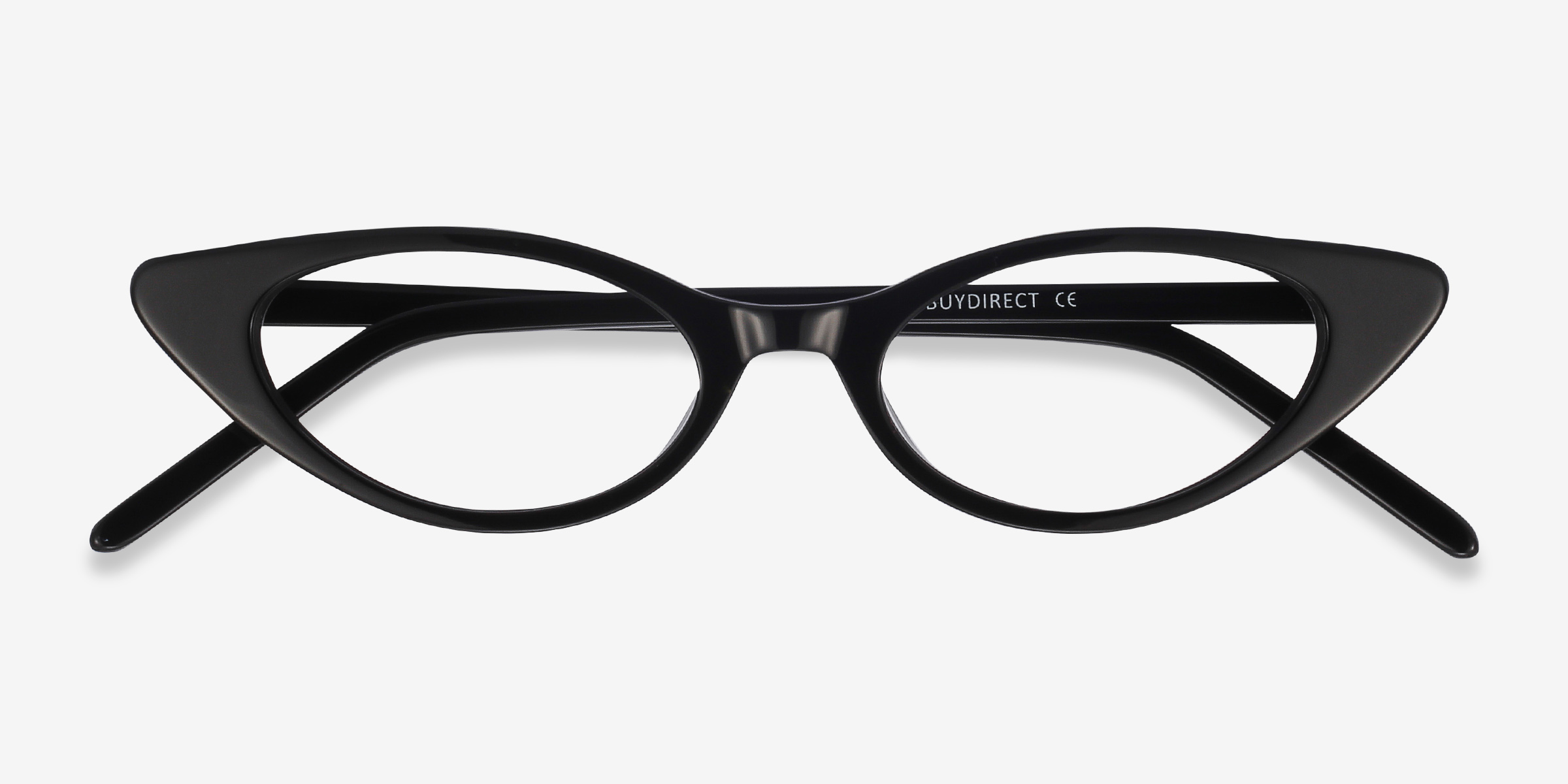 Hush - Flirty Sleek Black Feline Frames | Eyebuydirect