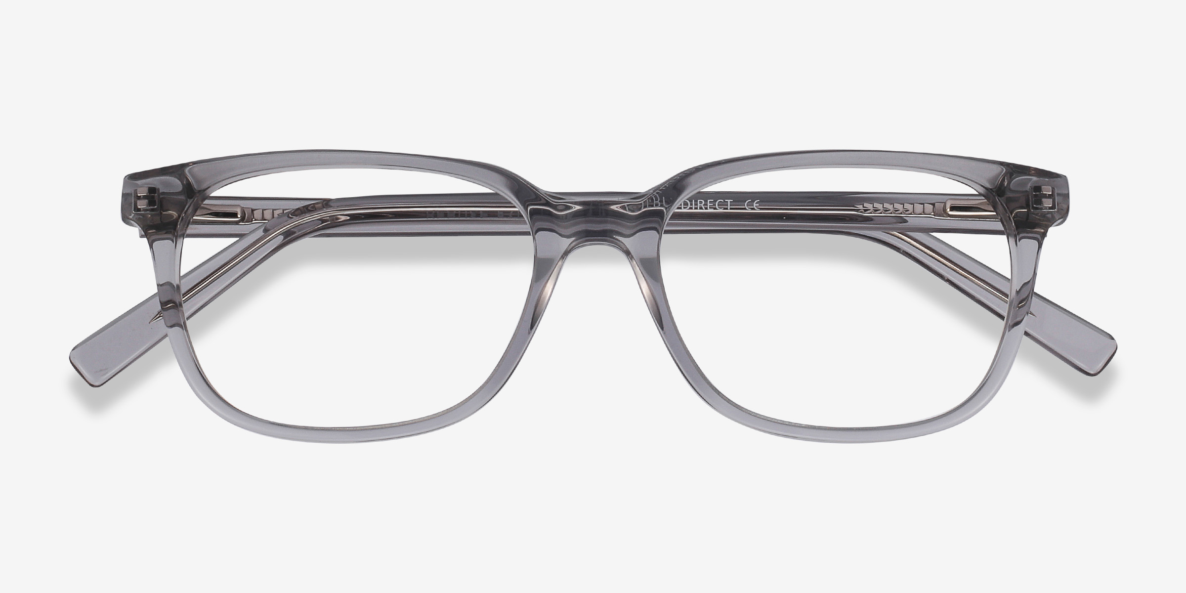 Peruse - Intellectual Clear-Gray Eyeglasses | Eyebuydirect Canada