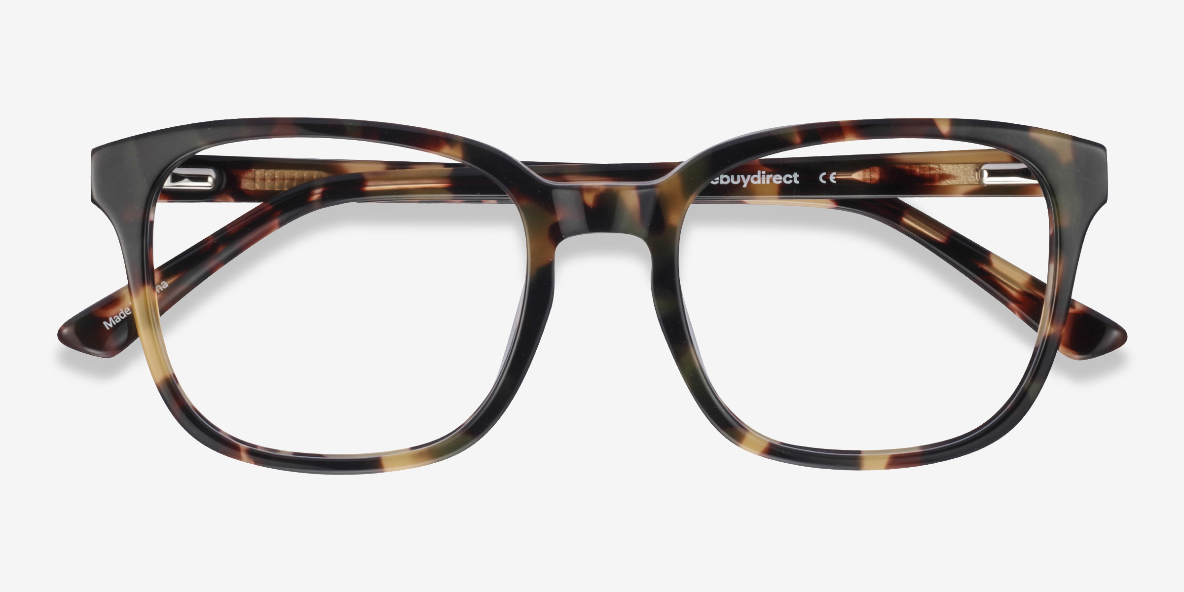 Tower Square Green Tortoise Full Rim Eyeglasses | Eyebuydirect Canada