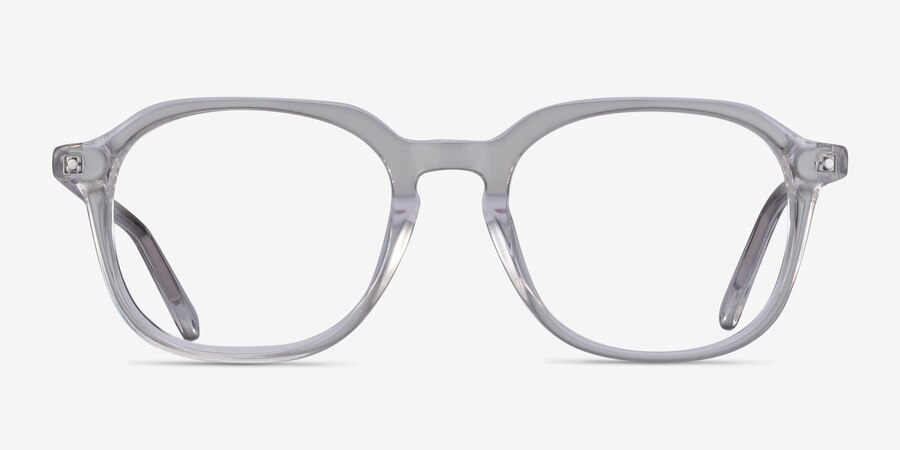 Atlantic Geometric Clear Full Rim Eyeglasses | Eyebuydirect