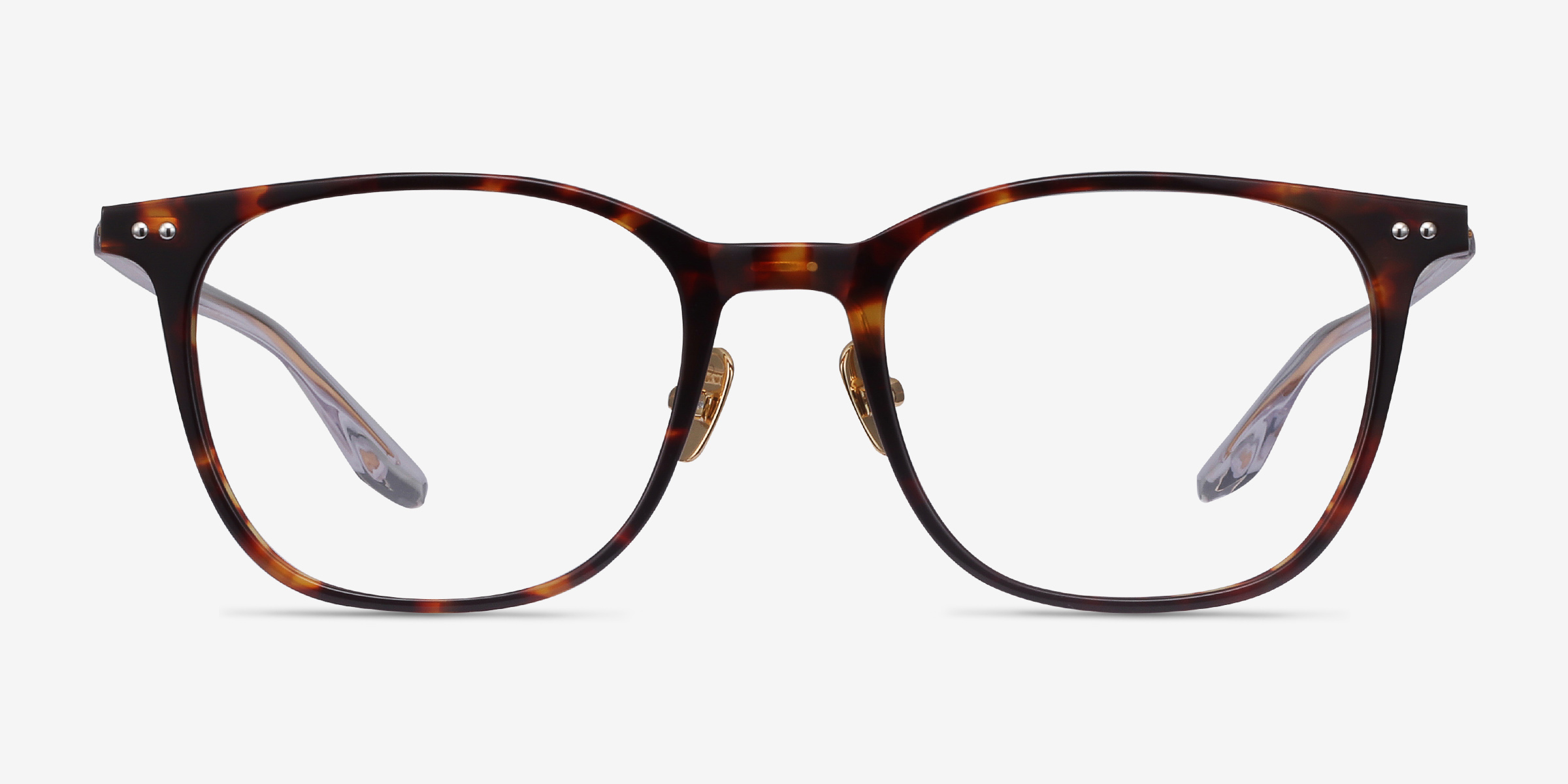Follow Square Tortoise Full Rim Eyeglasses | Eyebuydirect