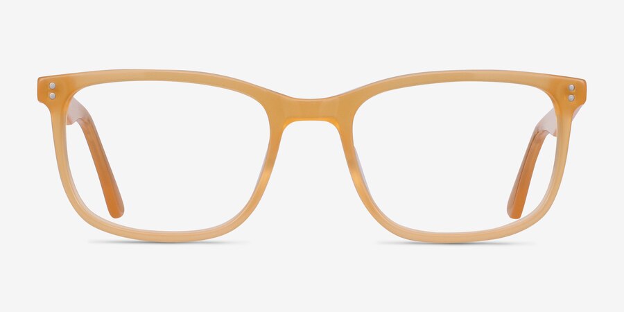 Lugano - Cute & Modern Light Orange Frames | Eyebuydirect