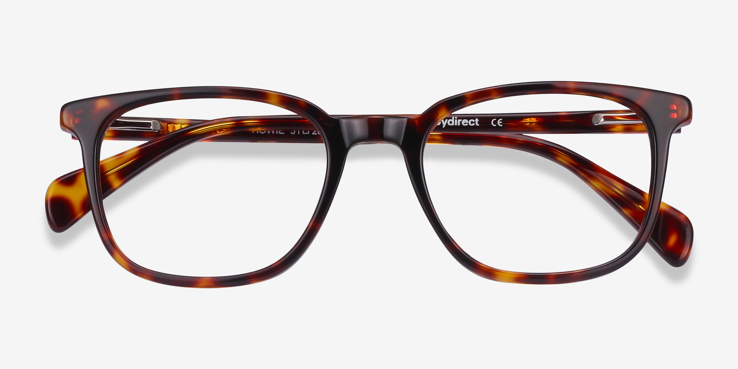 Howie Rectangle Tortoise Full Rim Eyeglasses | Eyebuydirect Canada