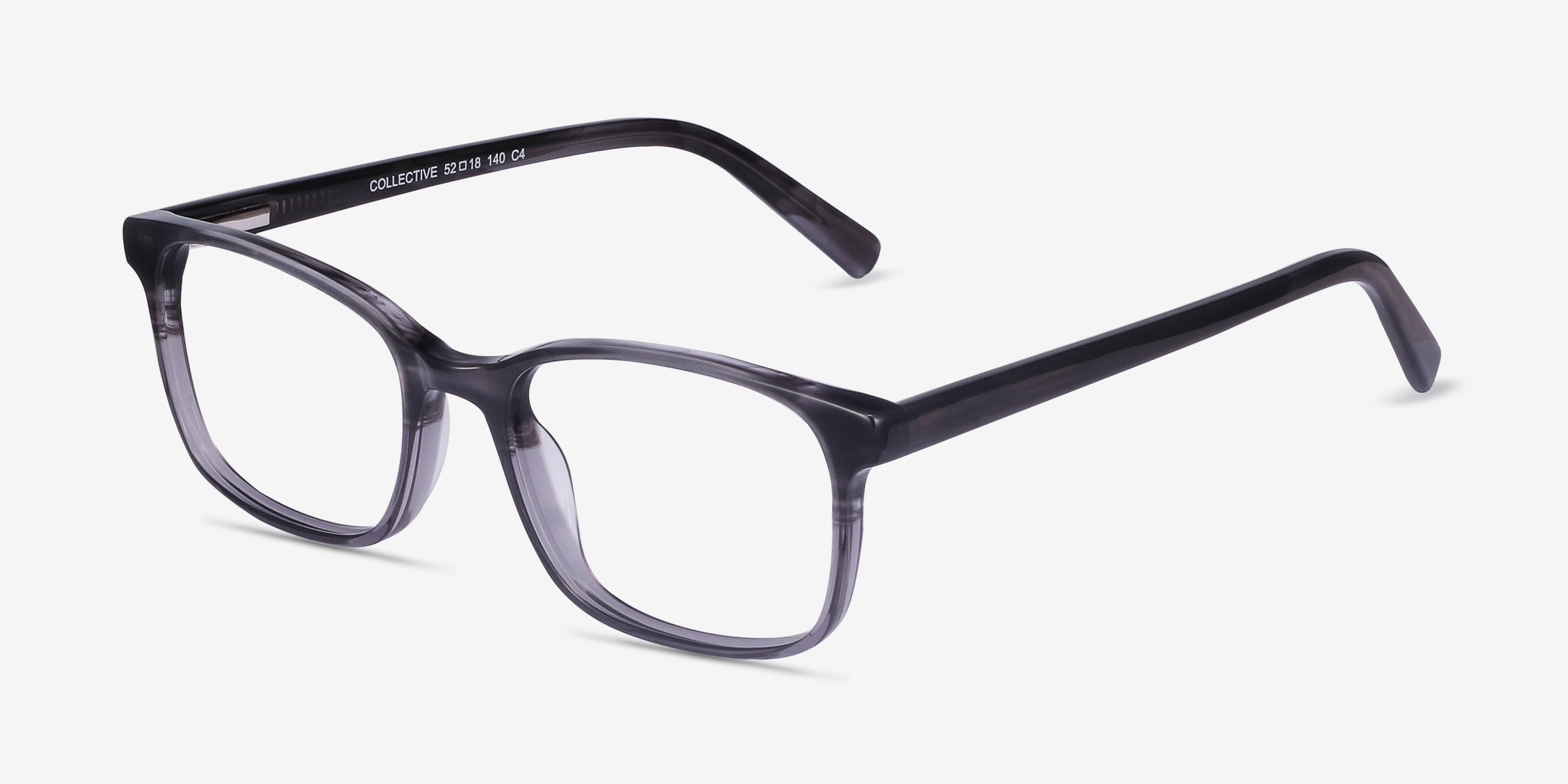 Collective - Tasteful Gray Eyeglasses | Eyebuydirect